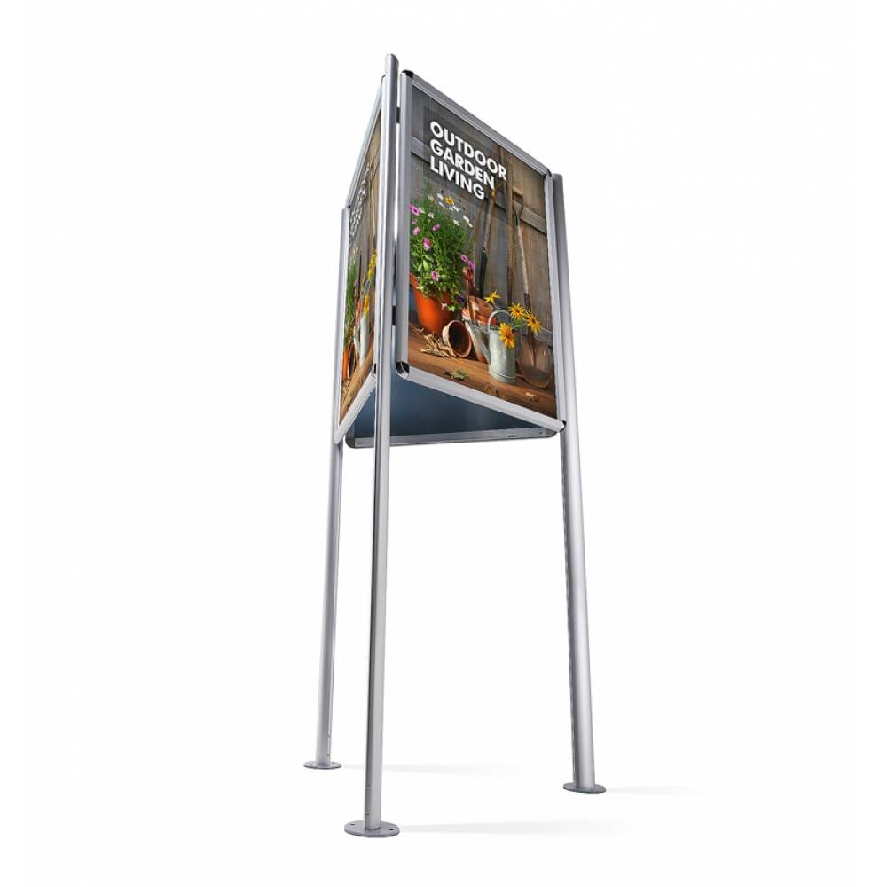 PORTA POSTER A 3 LATI | Bacheca autoportante By STUDIO T