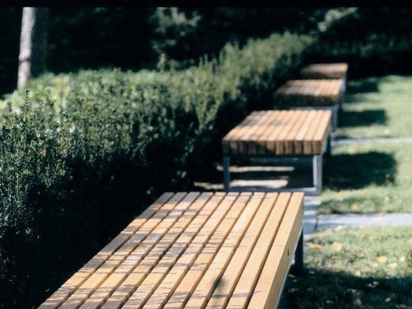 PORTO | Steel and wood Bench By VESTRE design Espen Voll, Tore ...