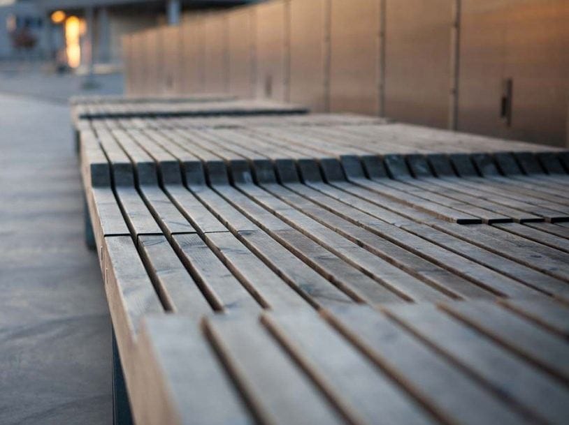 PORTO | Steel and wood Bench By VESTRE design Espen Voll, Tore ...
