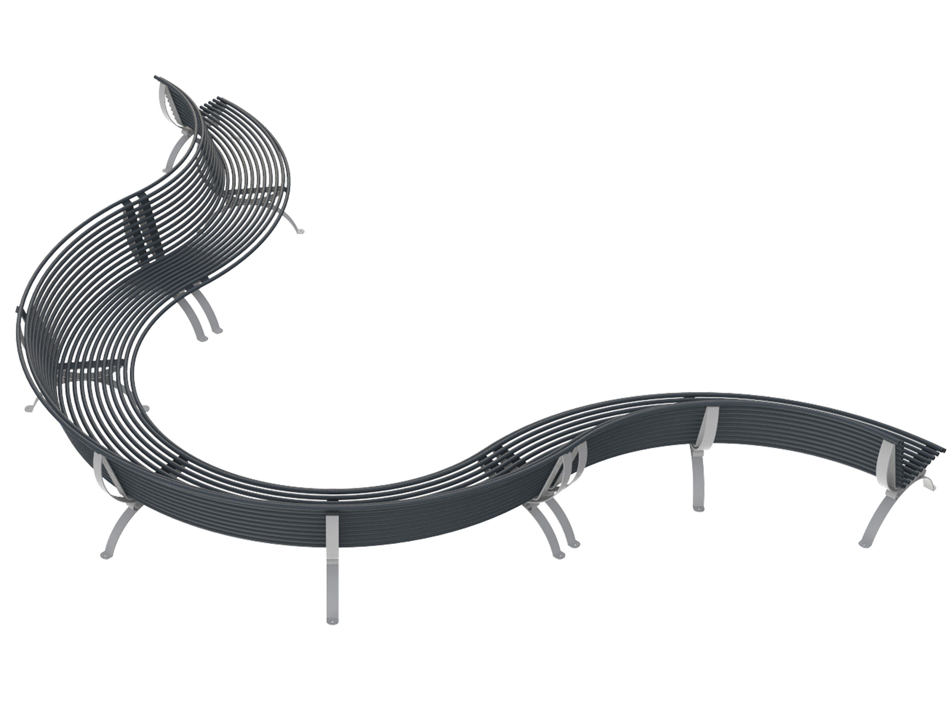 POSITANO | Curved Bench By Lazzari