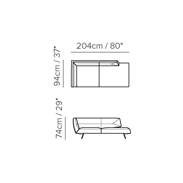 POSITANO | Fabric day bed Positano Collection By Natuzzi design ...