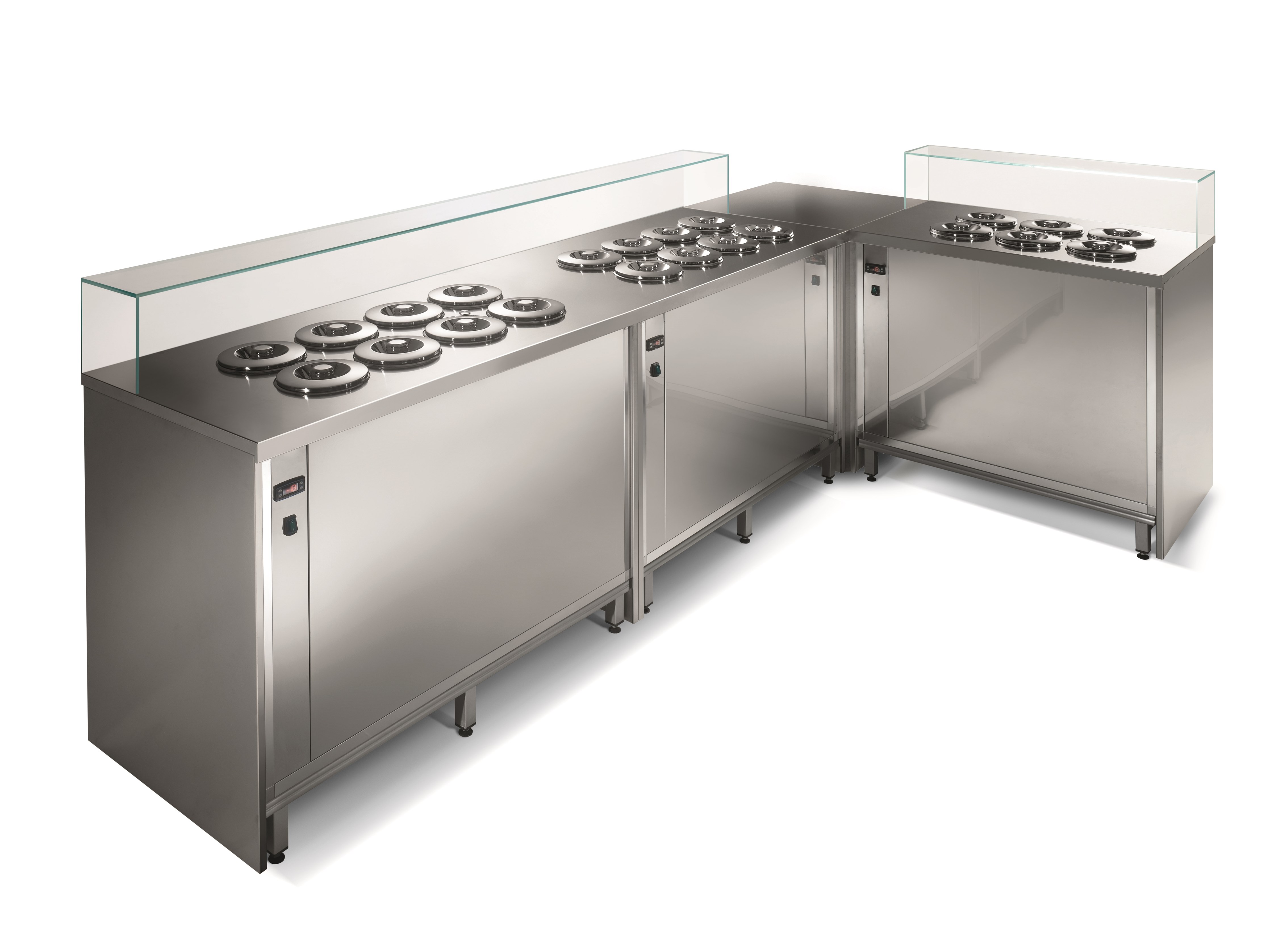 POZZETTI Corner Refrigerated display cabinet By Frigomeccanica