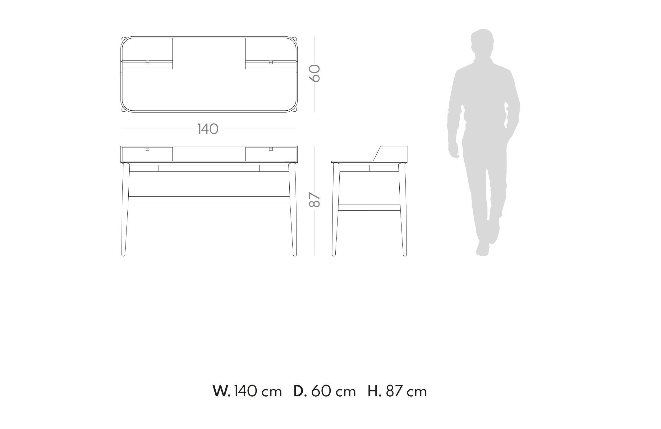 BONSAI Secretary desk By PRADDY