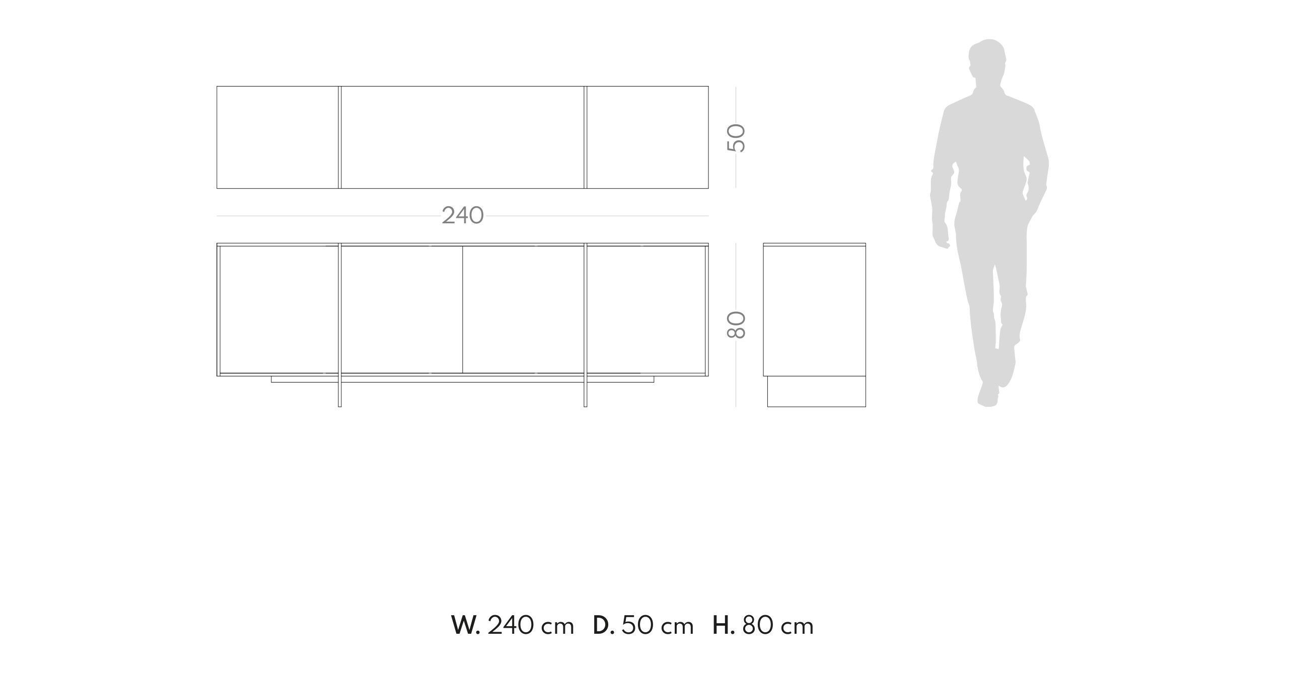 Rhapsody Sideboard with doors By PRADDY