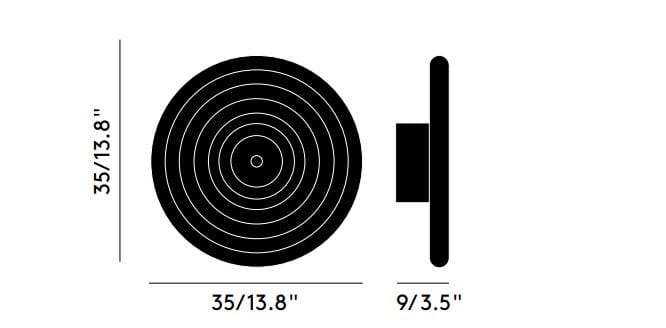 PRESS SURFACE LARGE LED glass wall lamp By Tom Dixon | design Tom Dixon ...