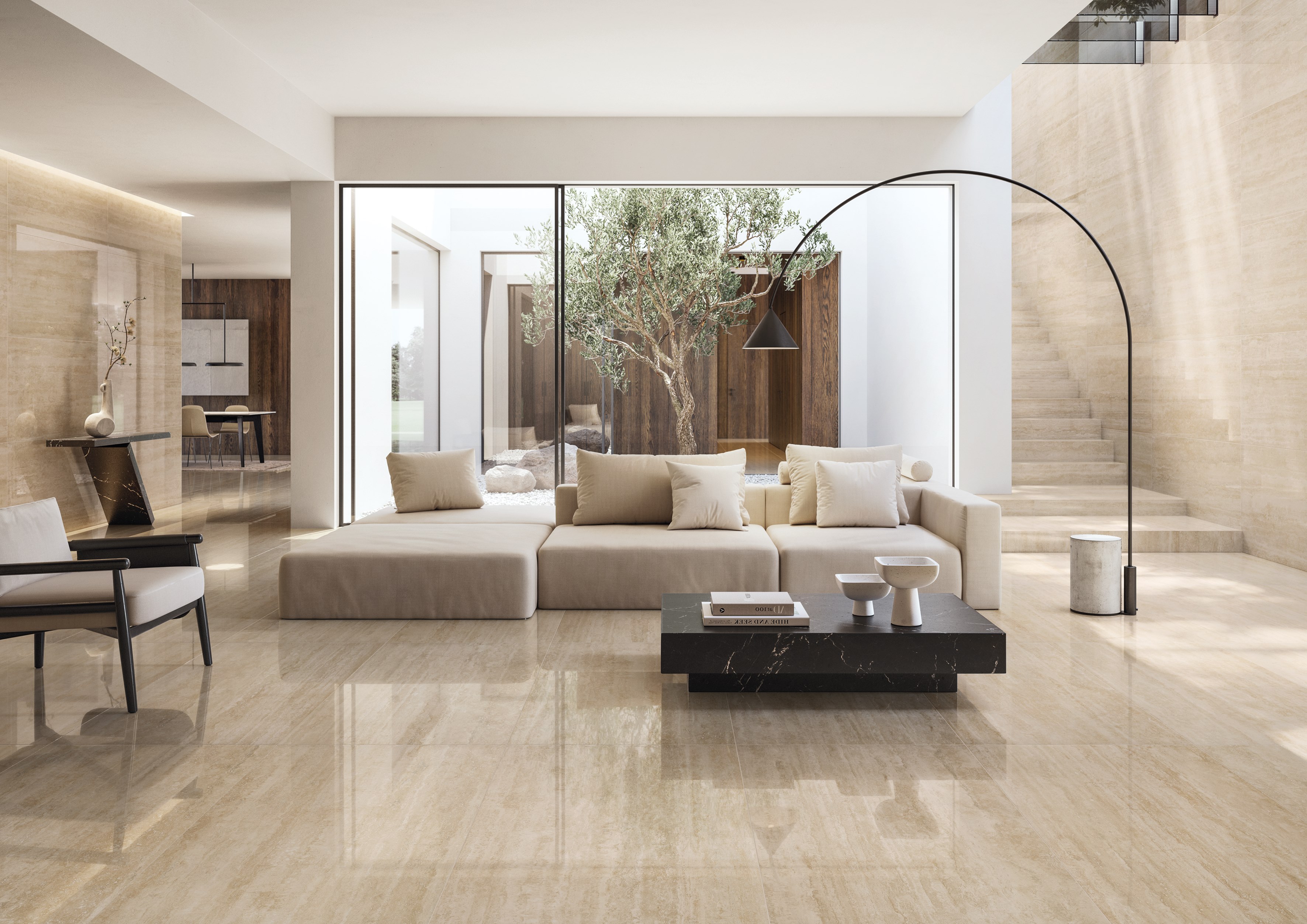 PRESTIGIO TRAVERTINO revêtement de sol By Ceramiche Refin