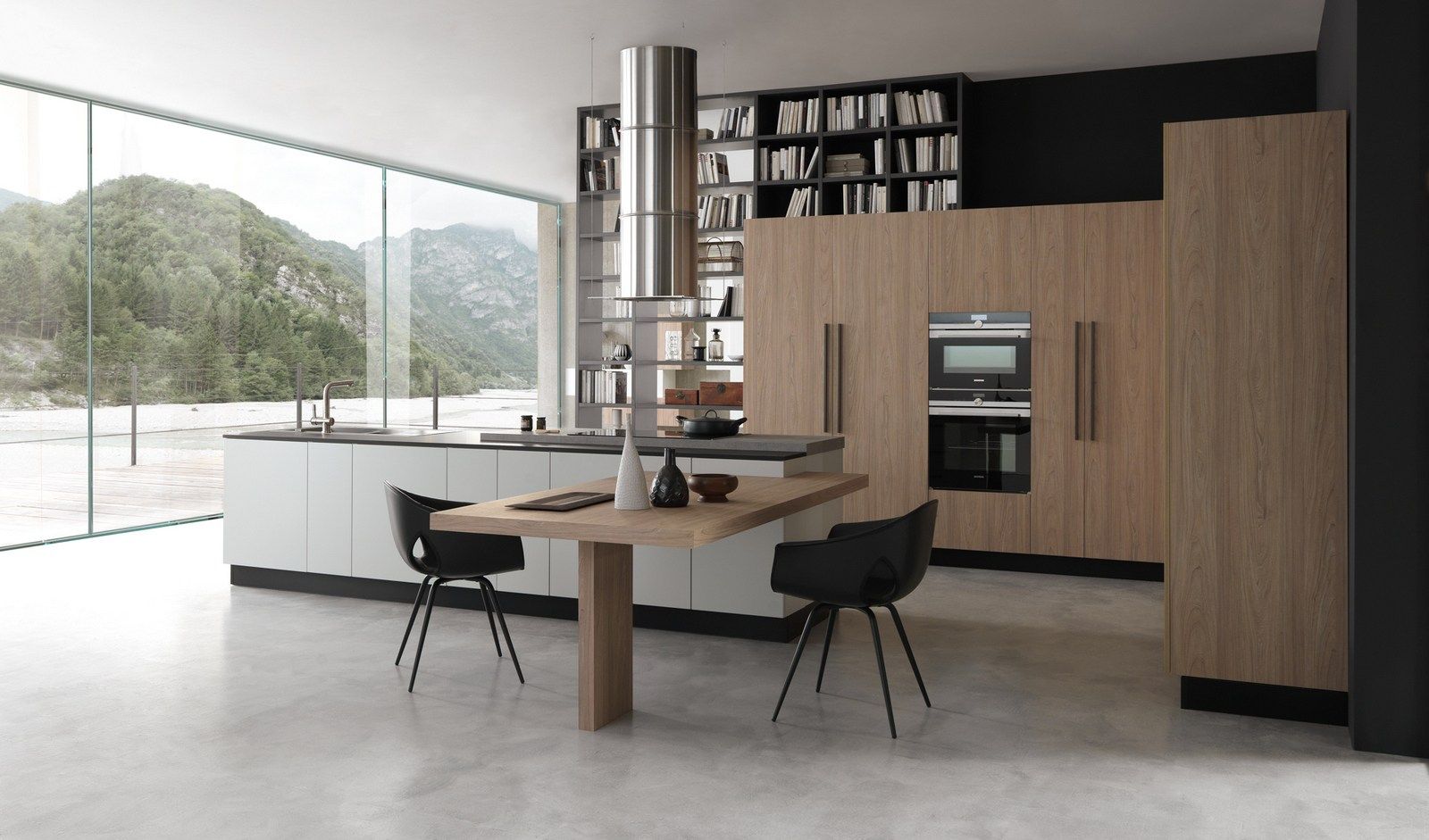 PRIMA Fitted kitchen with island By Floritelli Cucine