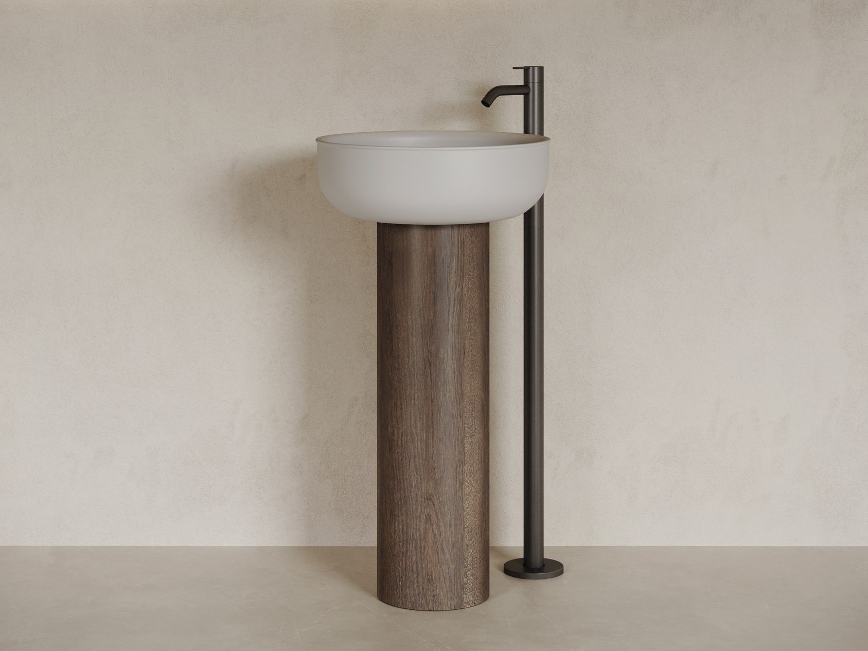 PRIME FREESTANDING | Solid Surface washbasin By INBANI design Norm ...