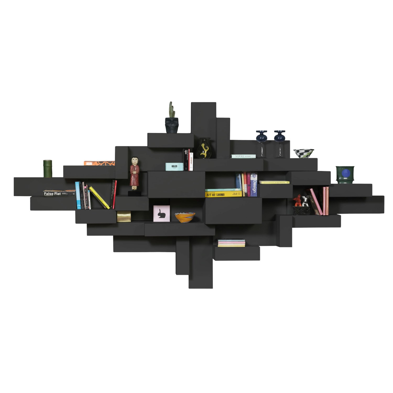 PRIMITIVE | Bookcase Primitive Collection By Qeeboo design Nucleo