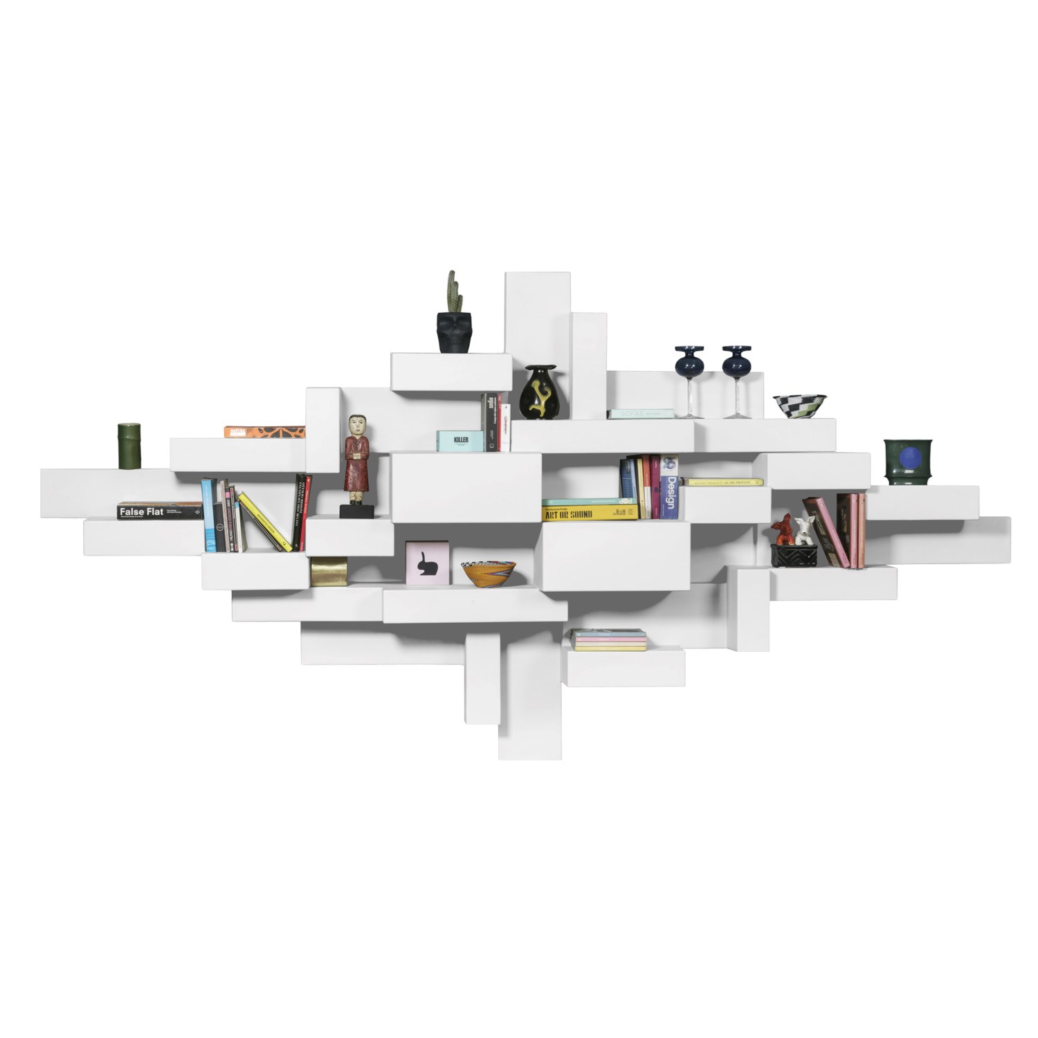 PRIMITIVE | Bookcase Primitive Collection By Qeeboo design Nucleo