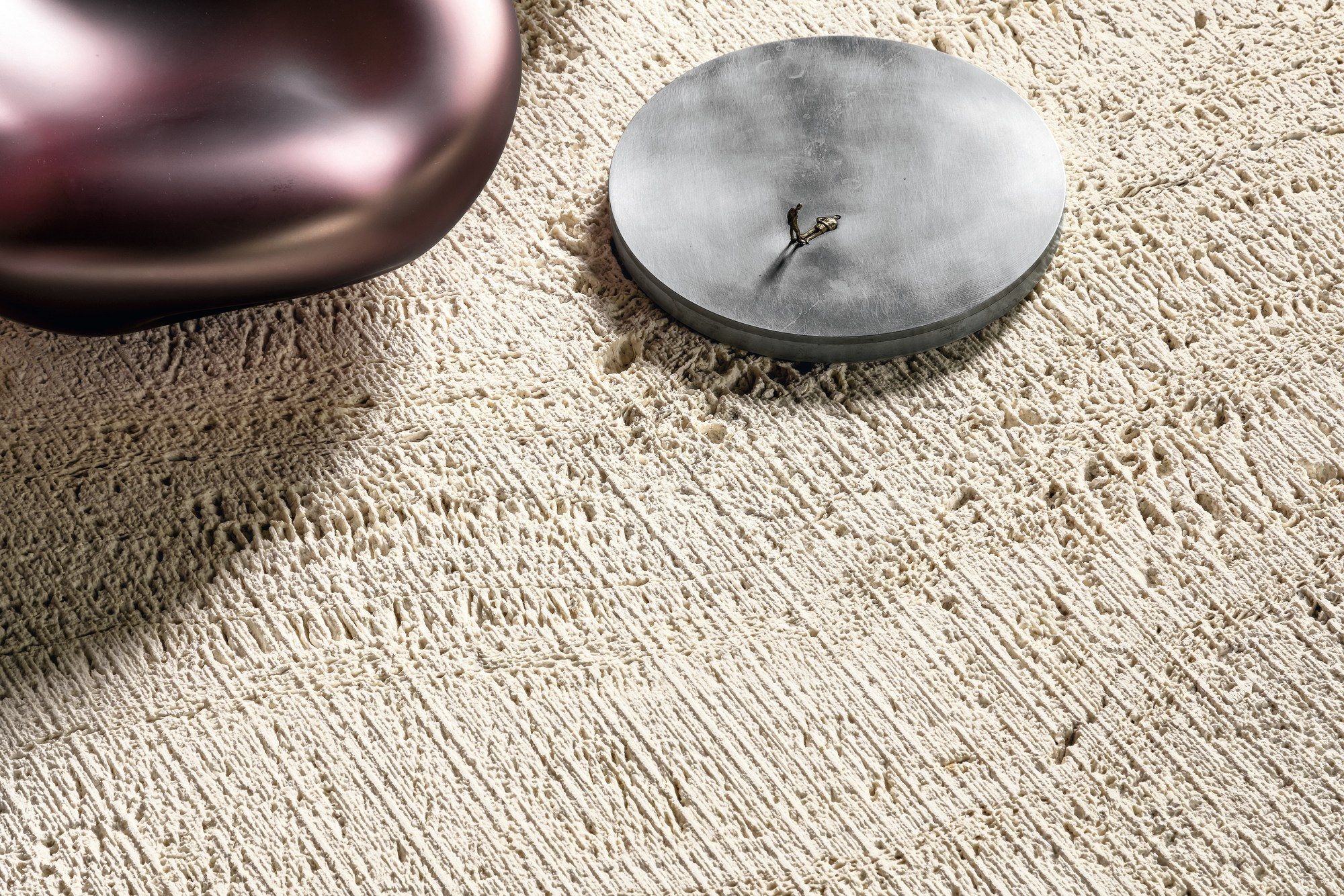 Table basse en pierre de Ostuni PRIMITIVE By Henge design Massimo Castagna