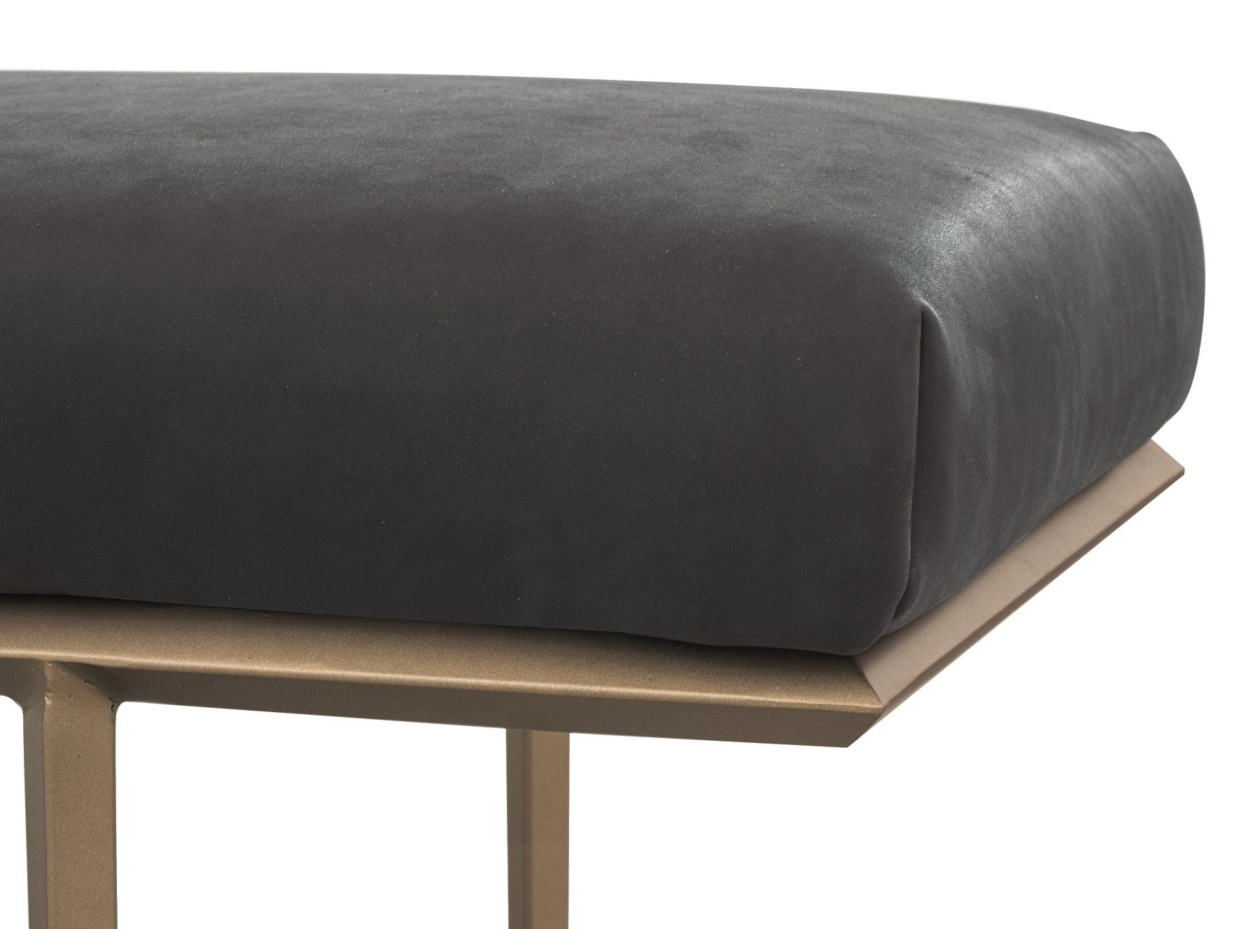 PRISM Upholstered leather bench By Shake