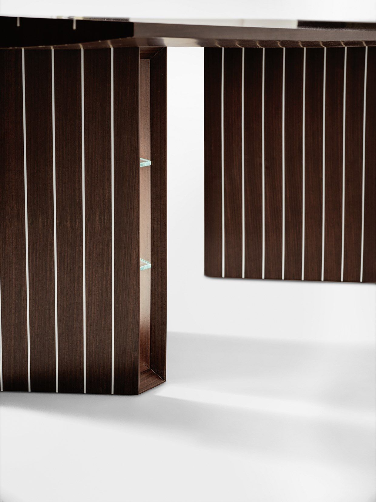 PRISM Rectangular rosewood writing desk By Gallotti&Radice | design ...