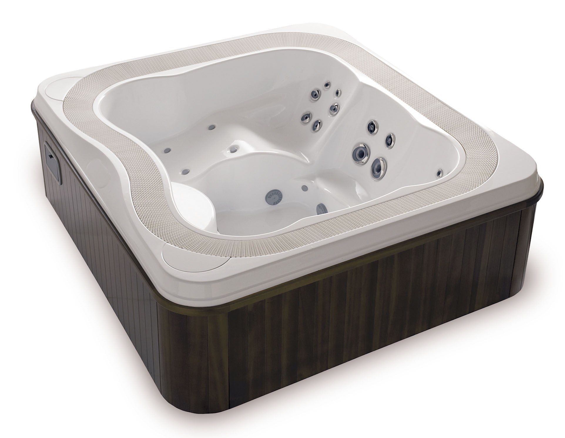 Above-ground outdoor hydromassage hot tub PROFILE By Jacuzzi®