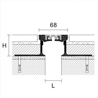 Structural joint PROJOINT DIL PBH-PAS By PROFILPAS