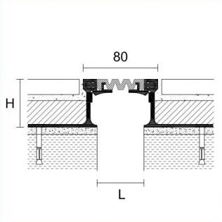 Structural joint PROJOINT DIL PBH-PAS By PROFILPAS