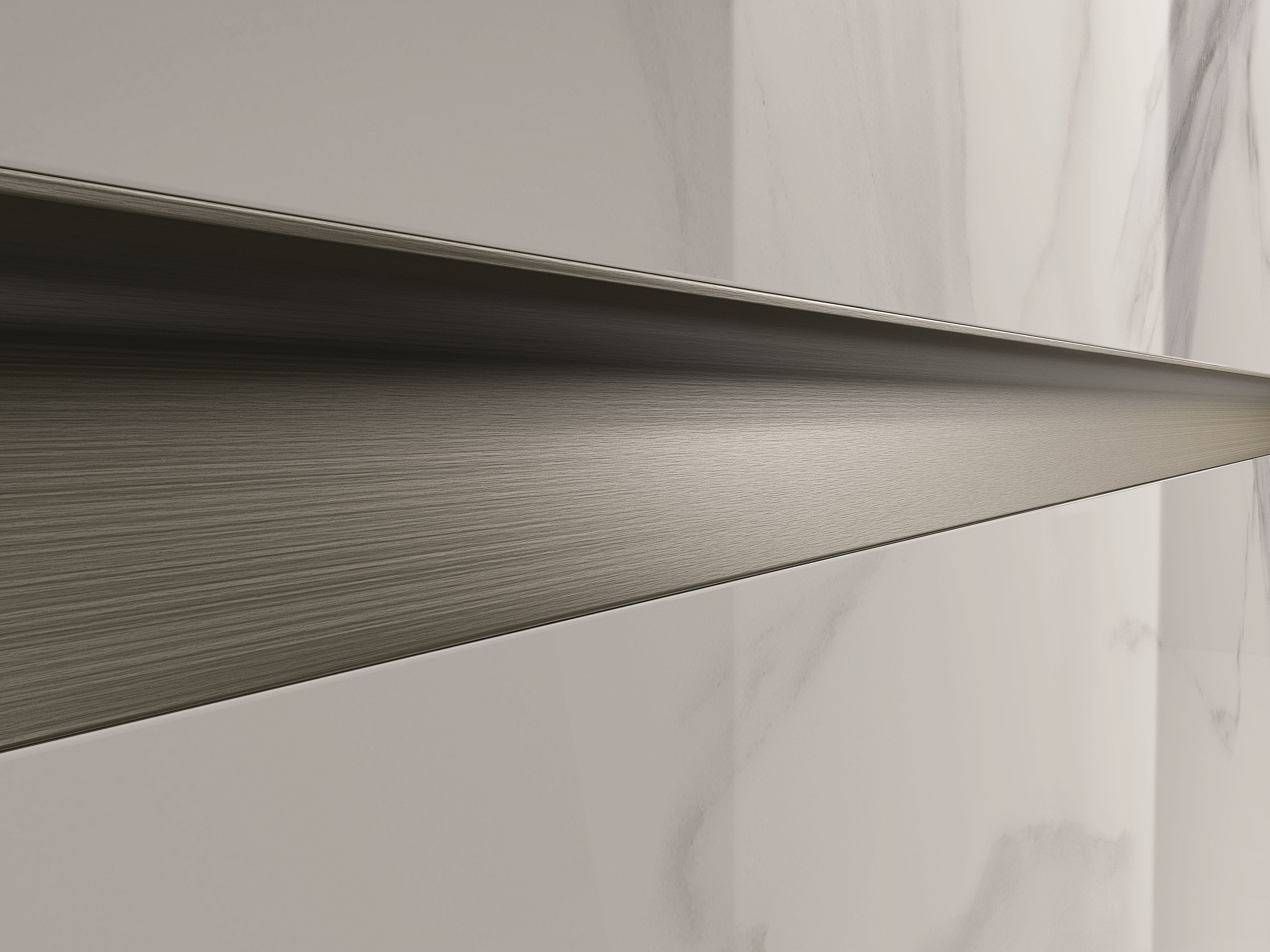 Decorative metal edge profile for walls PROLIST S By PROFILPAS