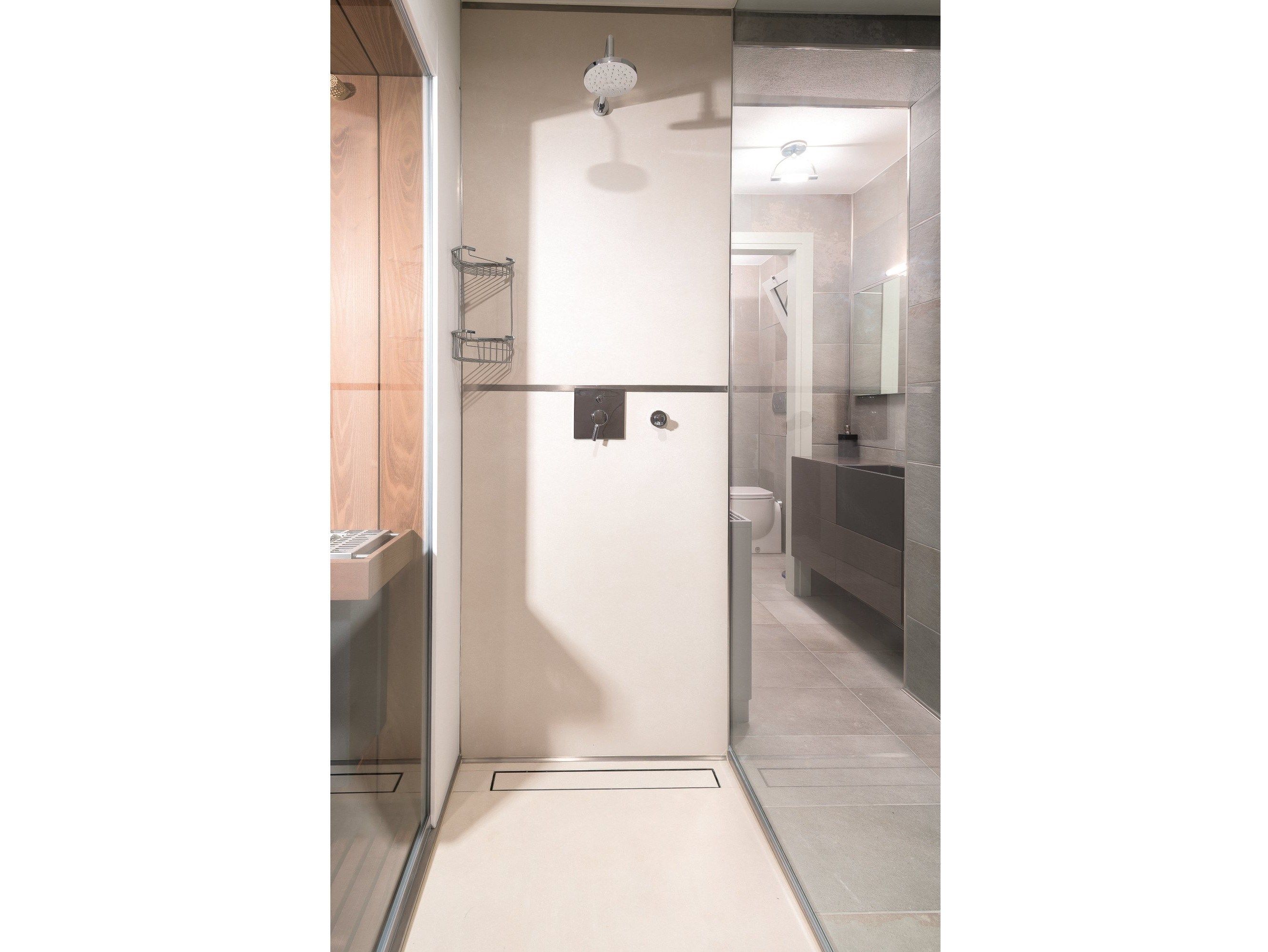 Stainless steel shower channel PROSHOWER SYSTEM By PROGRESS PROFILES