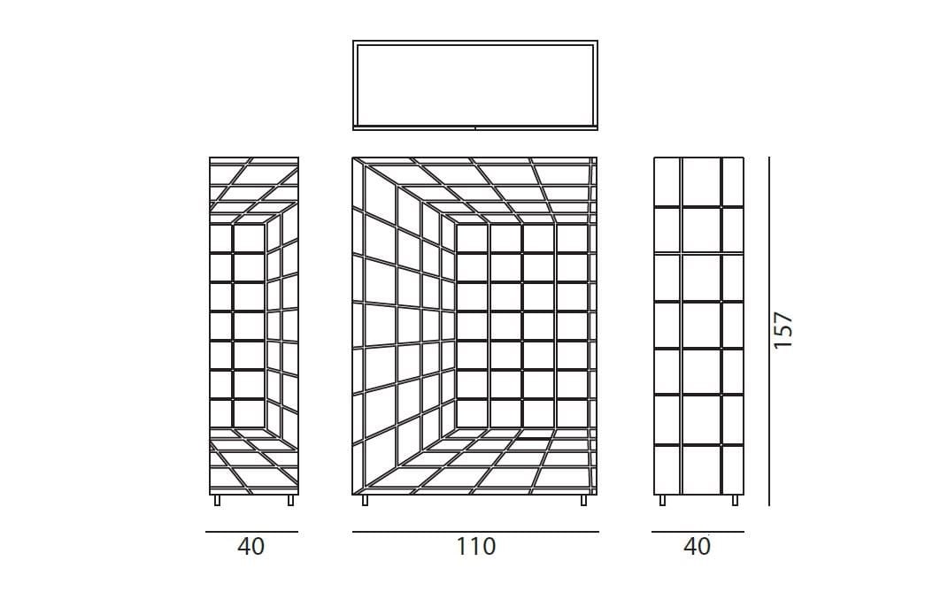 PROSPECTO Wooden highboard with doors By Medulum | design Debonademeo