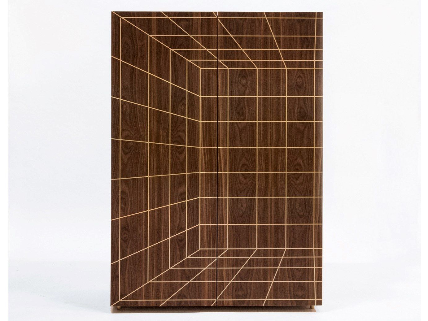 PROSPECTO Wooden highboard with doors By Medulum | design Debonademeo