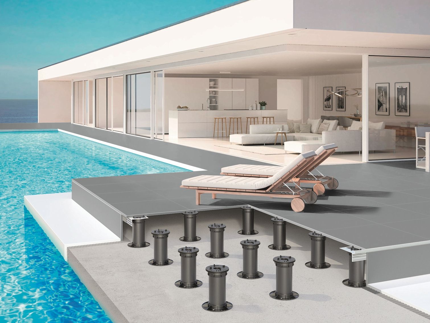 PROSUPPORT TUBE SYSTEM Outdoor Modular system for raised flooring By ...