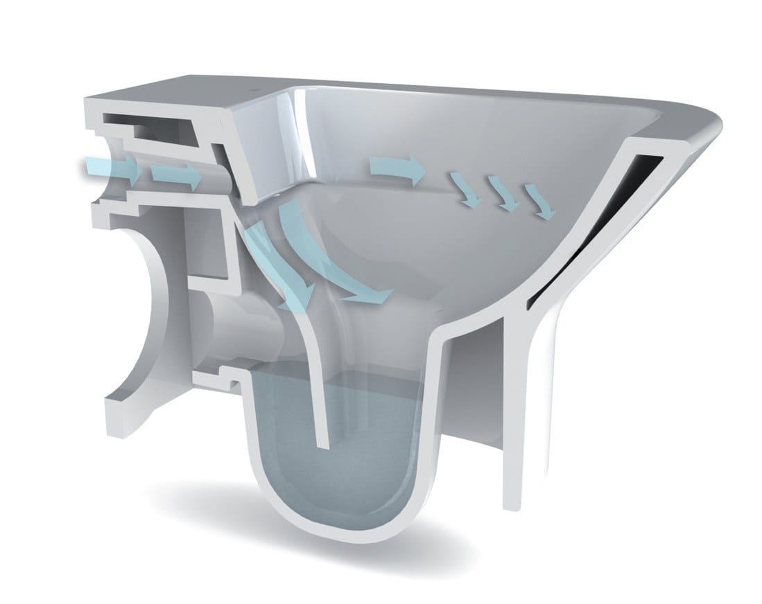 PRUA | Wc a pavimento Collezione Prua By Azzurra Ceramica design Marco Zito