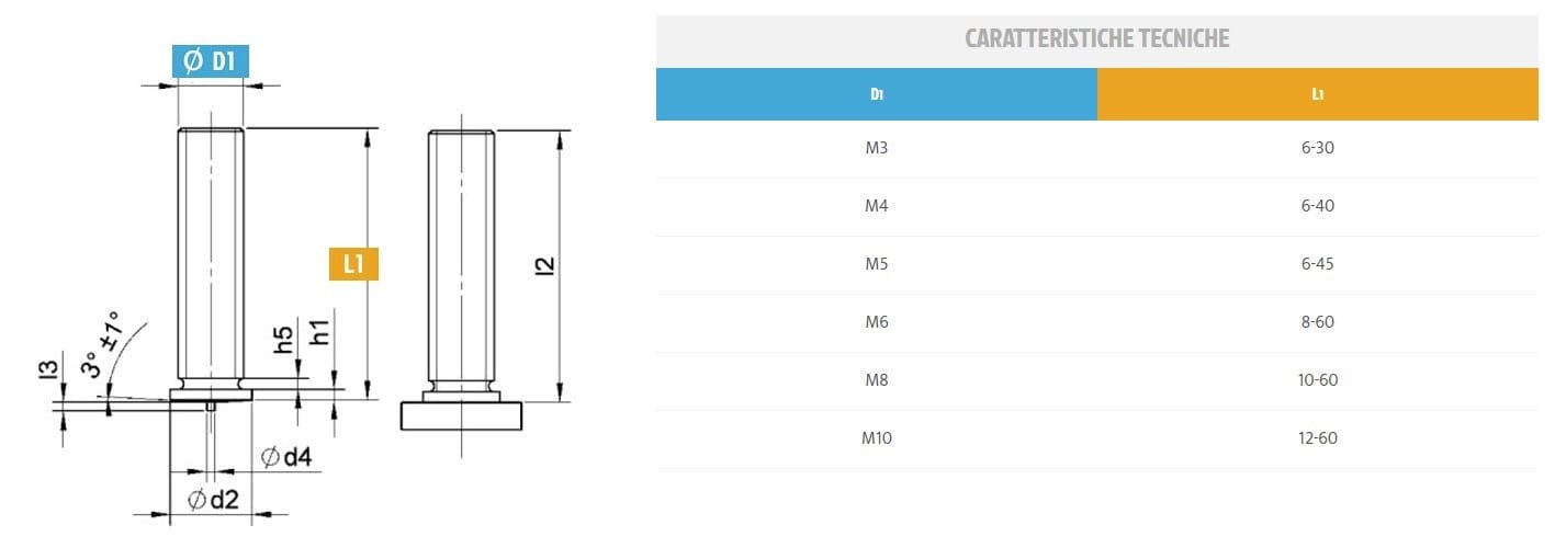 PT | Perno filettato Perno filettato By Stud Welding System