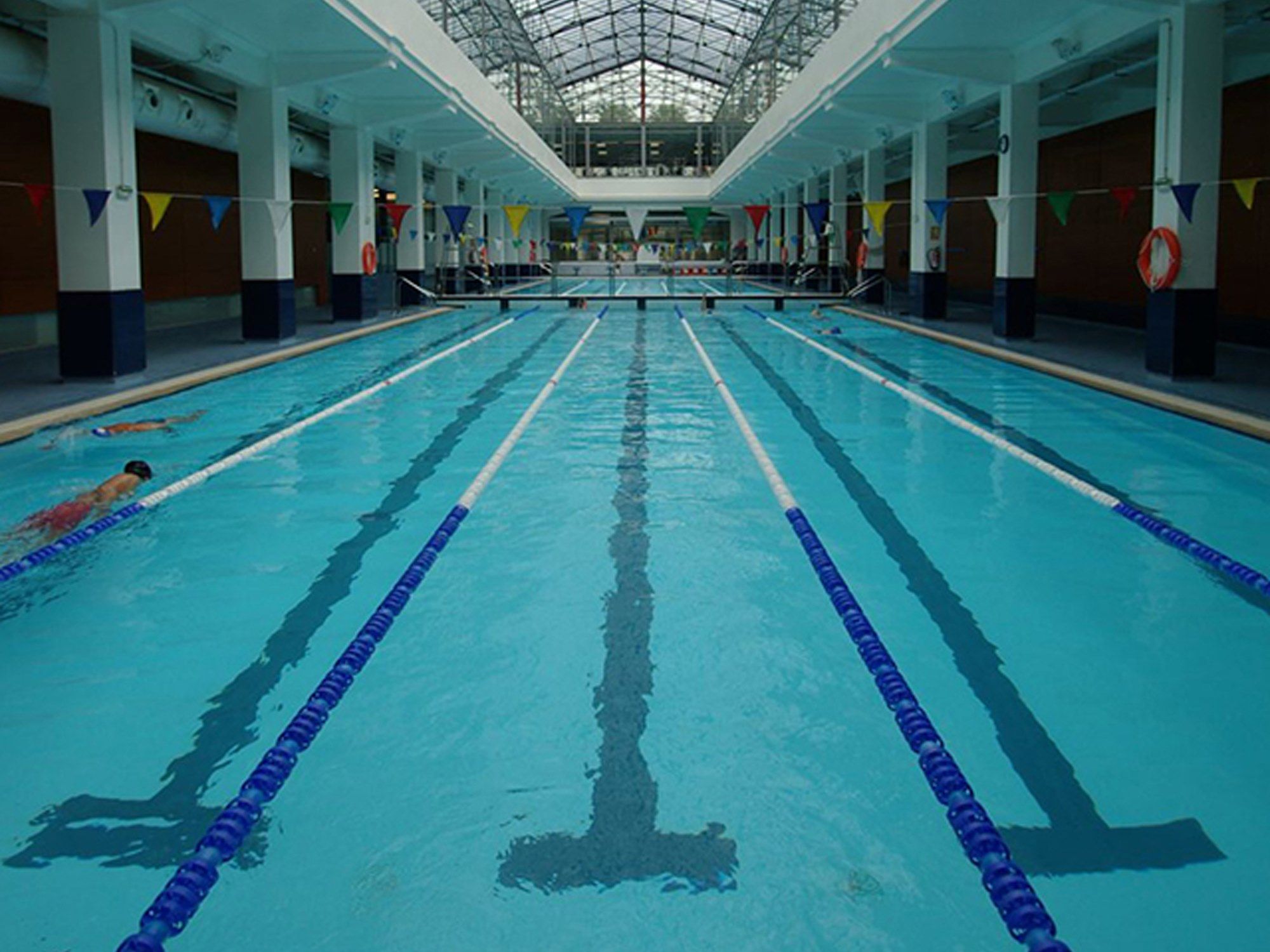 PUBLIC SPORTS POOL Olympic-size porcelain stoneware swimming pool By ...