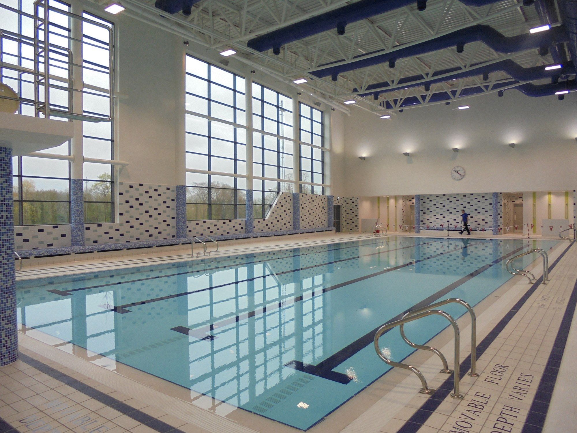 PUBLIC SPORTS POOL Olympic-size porcelain stoneware swimming pool By ...