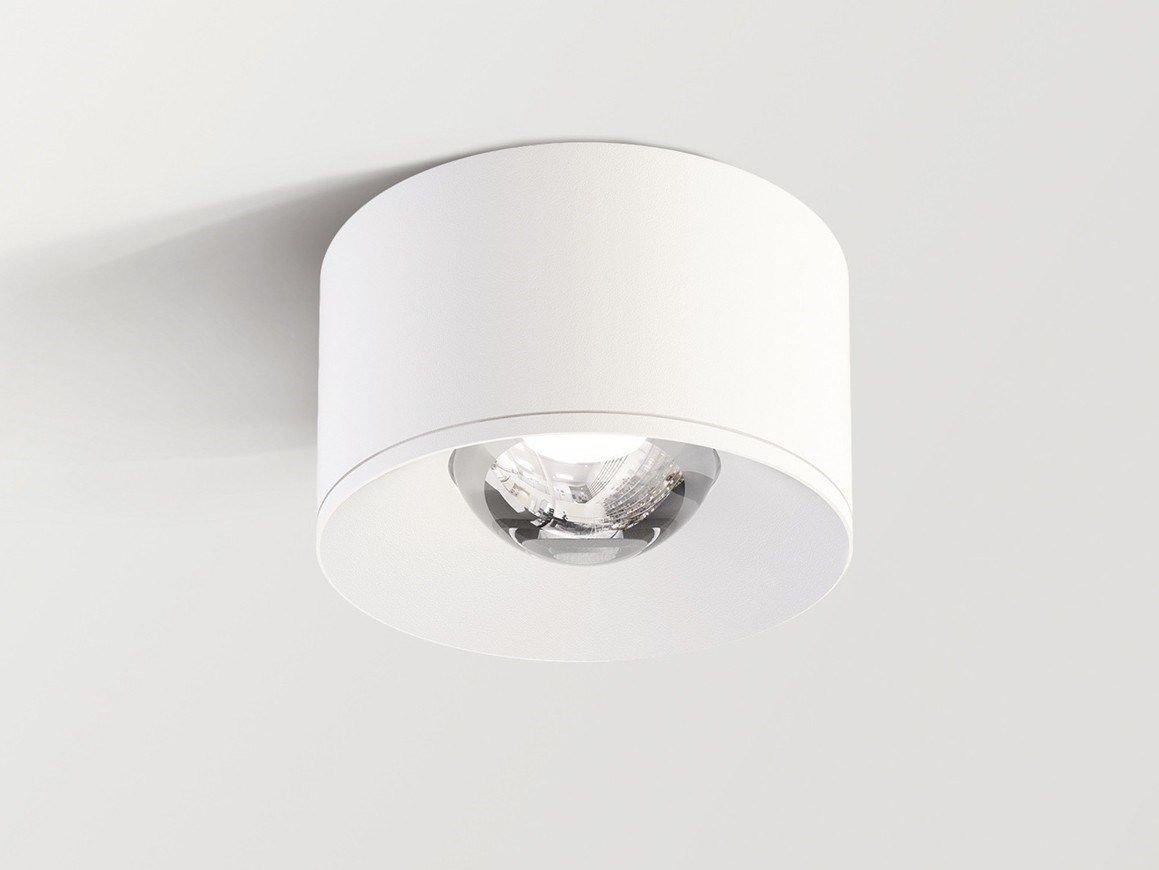 LED aluminium ceiling lamp PUCK By Arkoslight design Rubén Saldaña