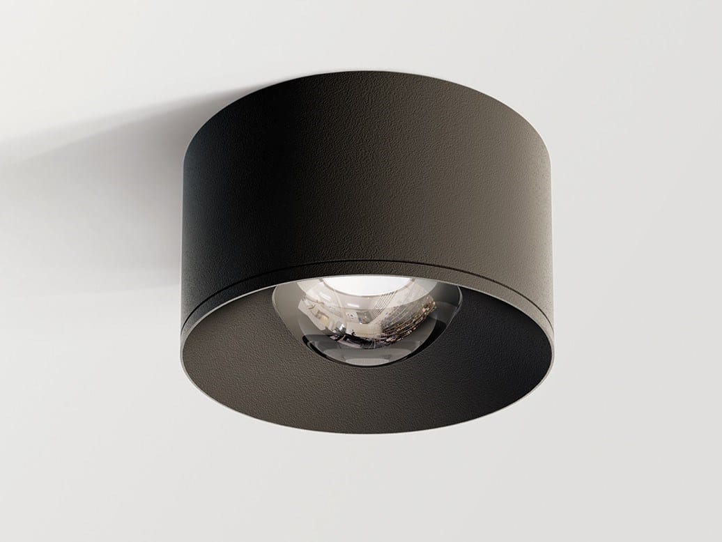 LED aluminium ceiling lamp PUCK By Arkoslight design Rubén Saldaña