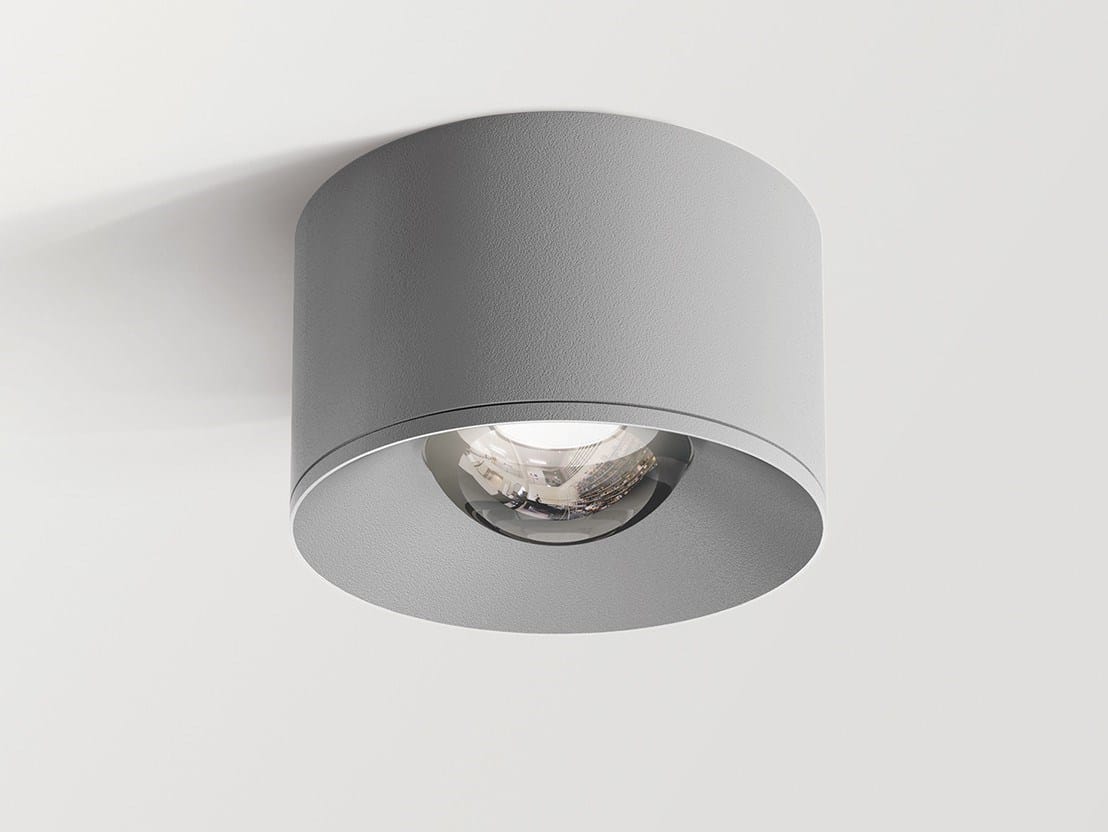 LED aluminium ceiling lamp PUCK By Arkoslight design Rubén Saldaña