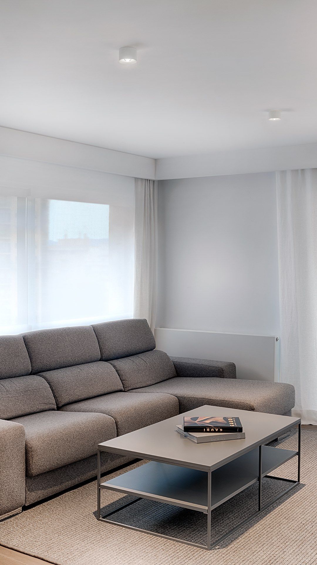 PUCK M LED ceiling aluminium spotlight By Arkoslight | design Rubén Saldaña