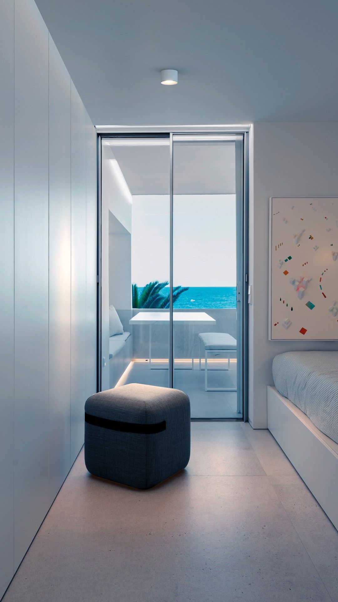 PUCK M LED ceiling aluminium spotlight By Arkoslight | design Rubén Saldaña