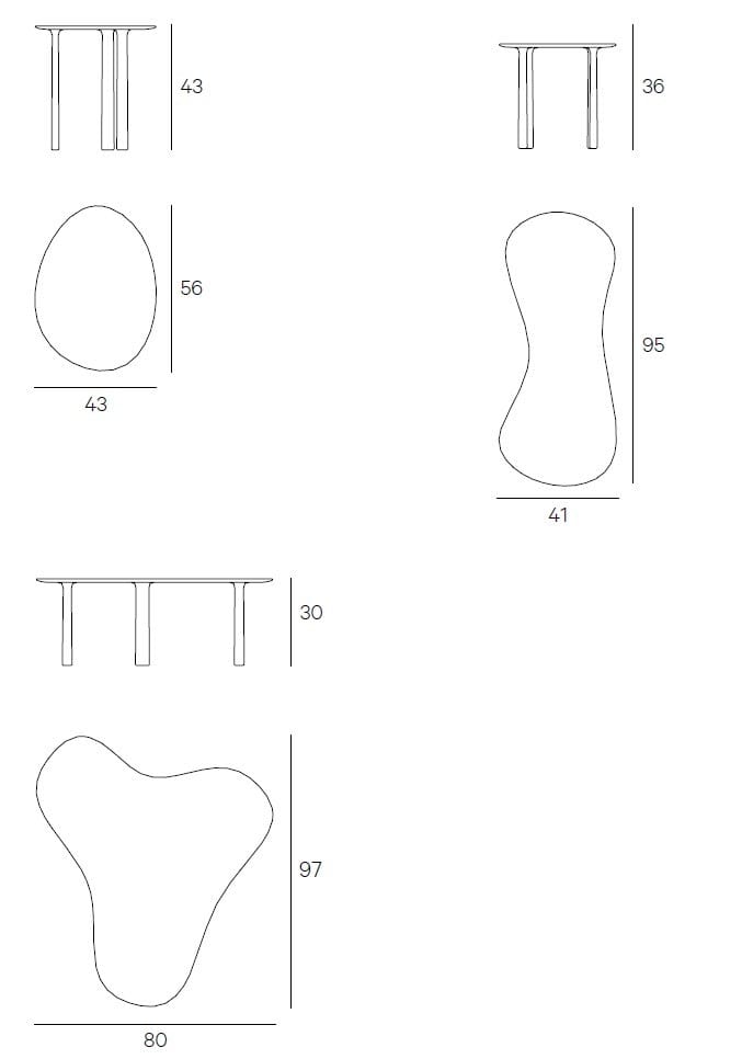 PUDDLE Brass coffee table By Henge | design Yabu Pushelberg