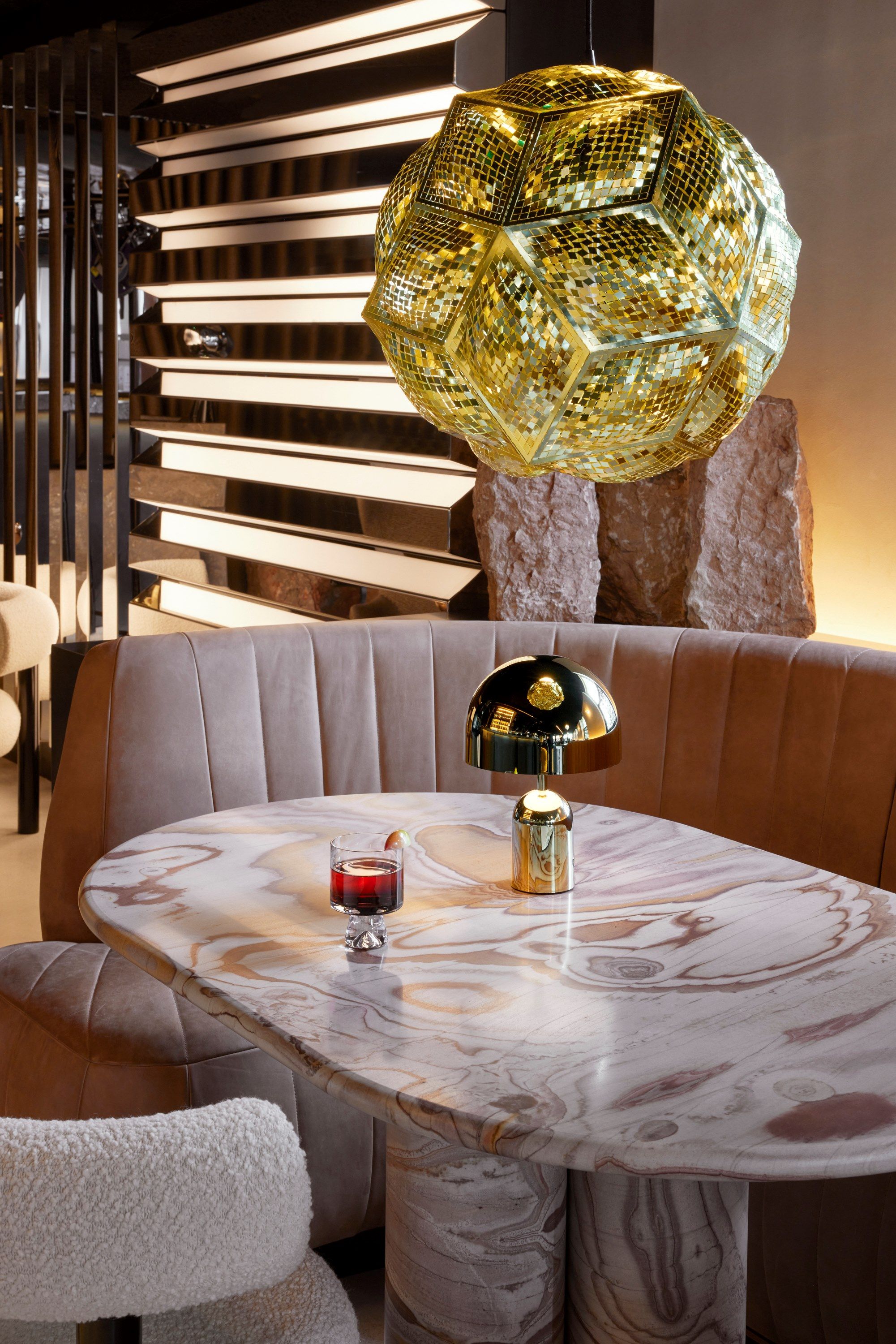 PUFF | Brass pendant lamp LED brass pendant lamp By Tom Dixon | design ...