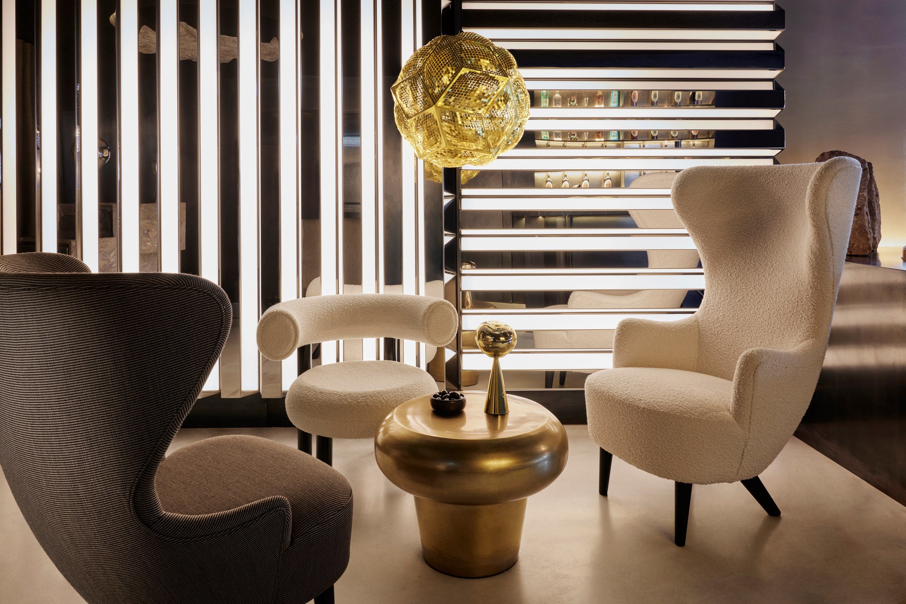 PUFF | Brass pendant lamp LED brass pendant lamp By Tom Dixon | design ...