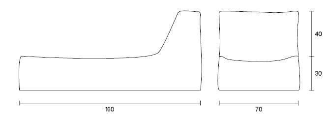 PUFF Pouf sacco da giardino By SIT | design João Covacich