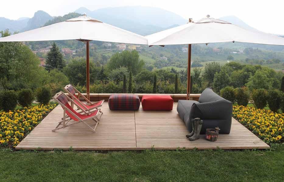 PUFFONE Fabric garden sofa By GART | design Gart Creative Lab