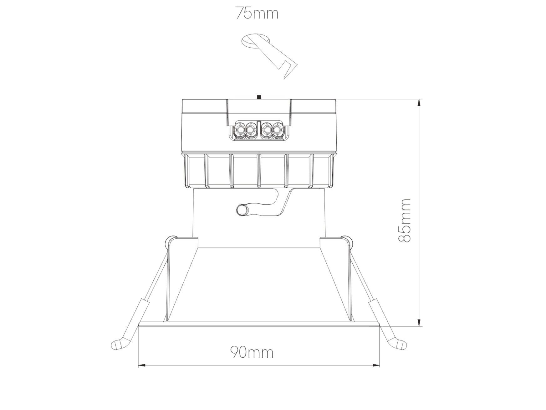 PULCOM | Round spotlight Recessed LED round polycarbonate spotlight By ...