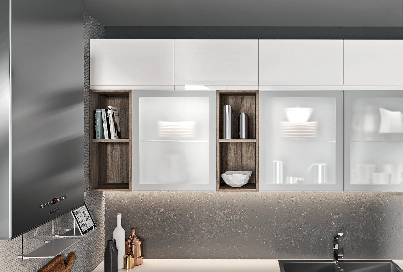 Custom Polymeric kitchen PURA By Colombini Casa