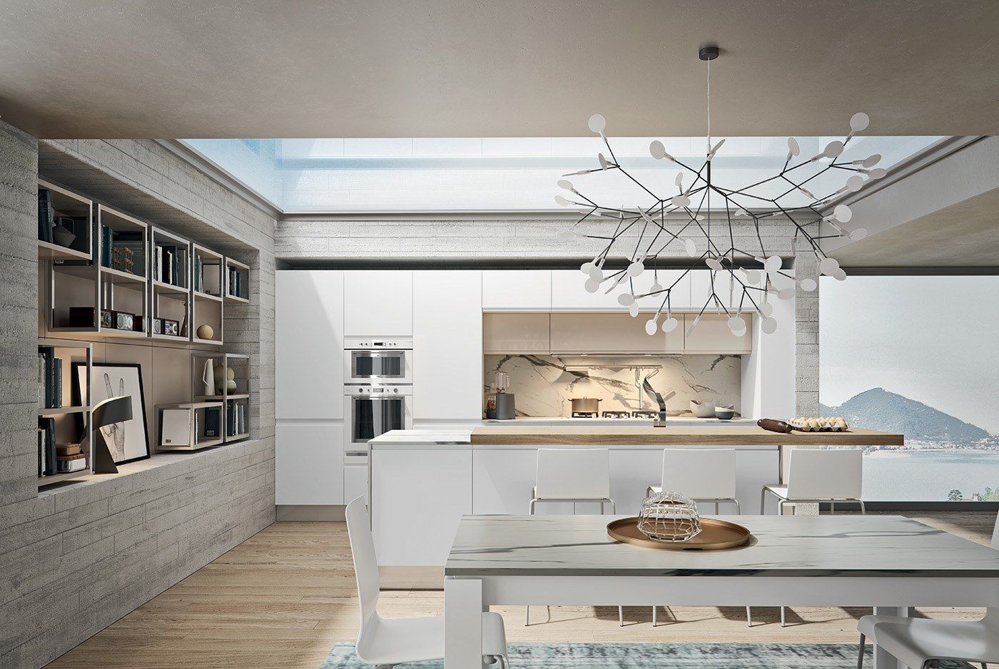 Custom Polymeric kitchen PURA By Colombini Casa