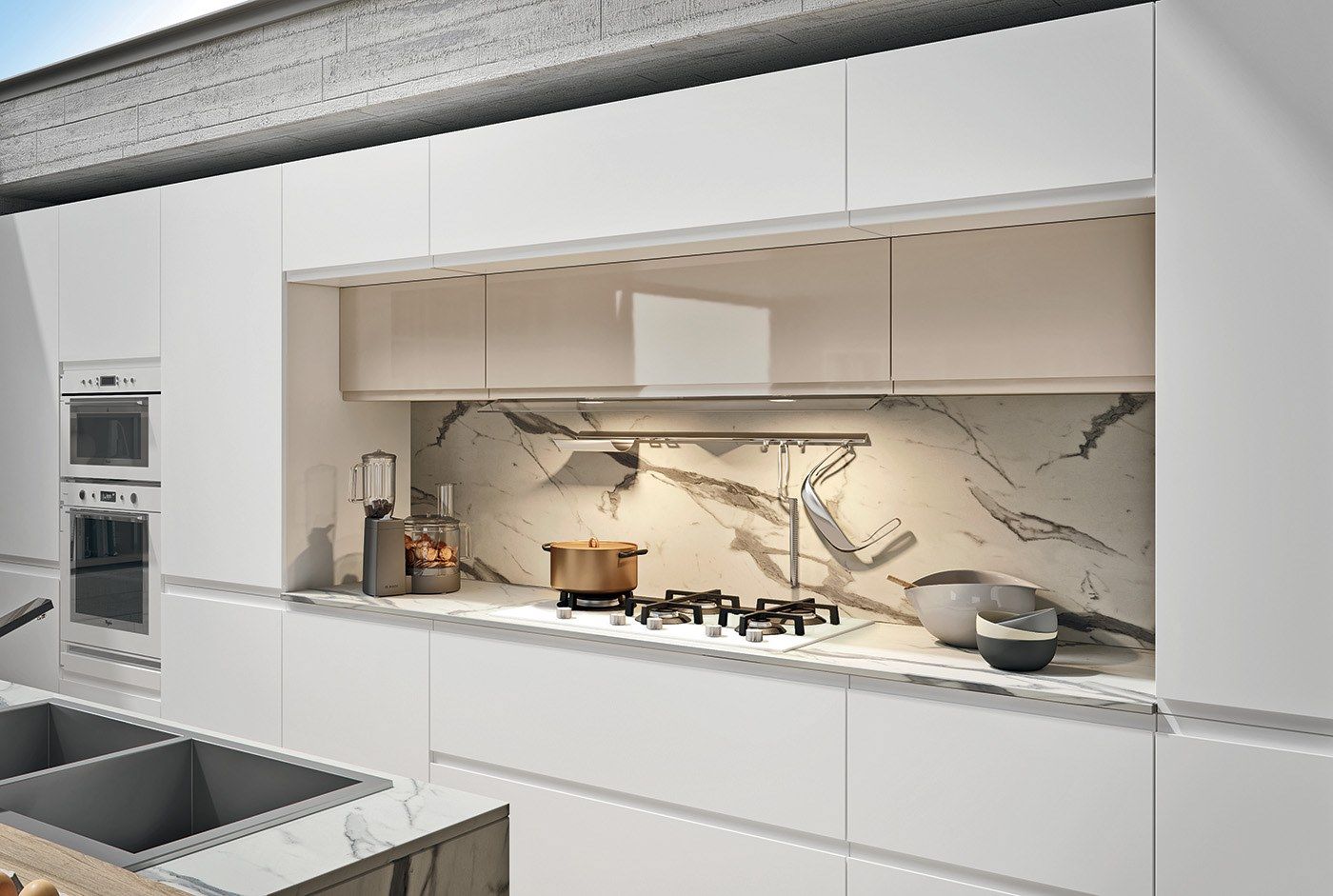 Custom Polymeric kitchen PURA By Colombini Casa