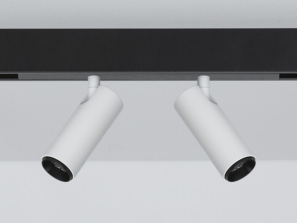 ALPHA MICRO TRACK 2 LIGHTS Track-Light By PURALUCE