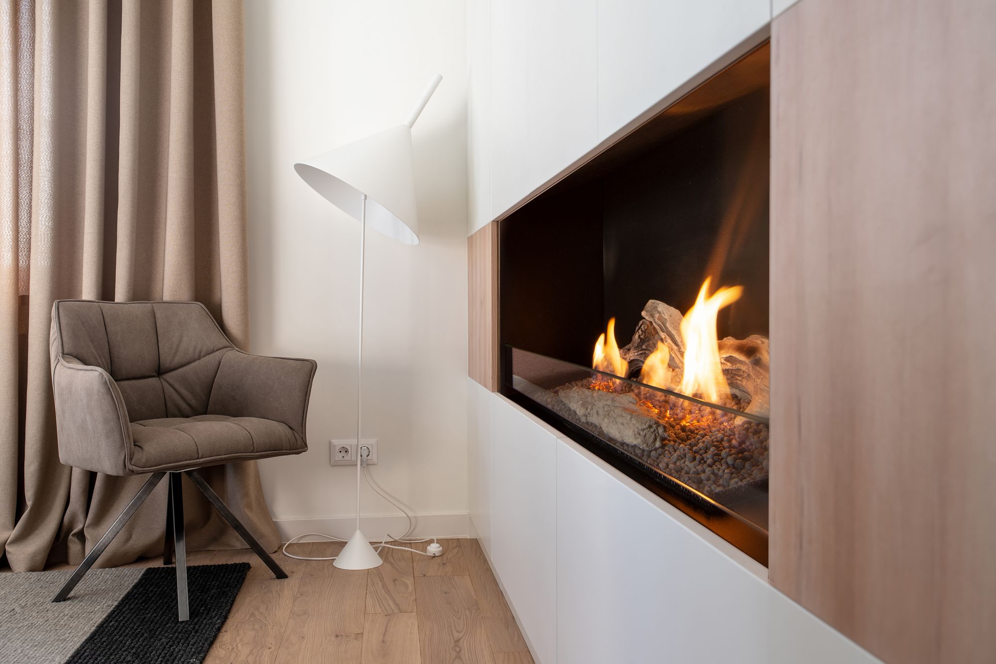 PURE FLAME | Fireplace insert By Planika