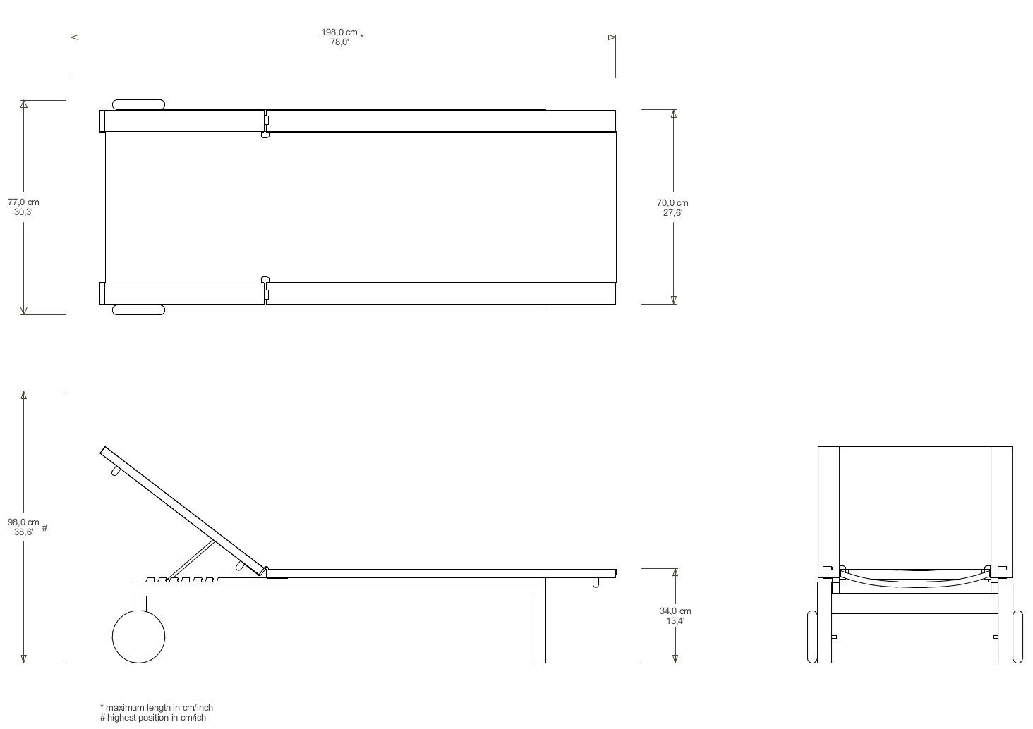 PURE LIGHT | Sun lounger By TRIBÙ design Wim Segers