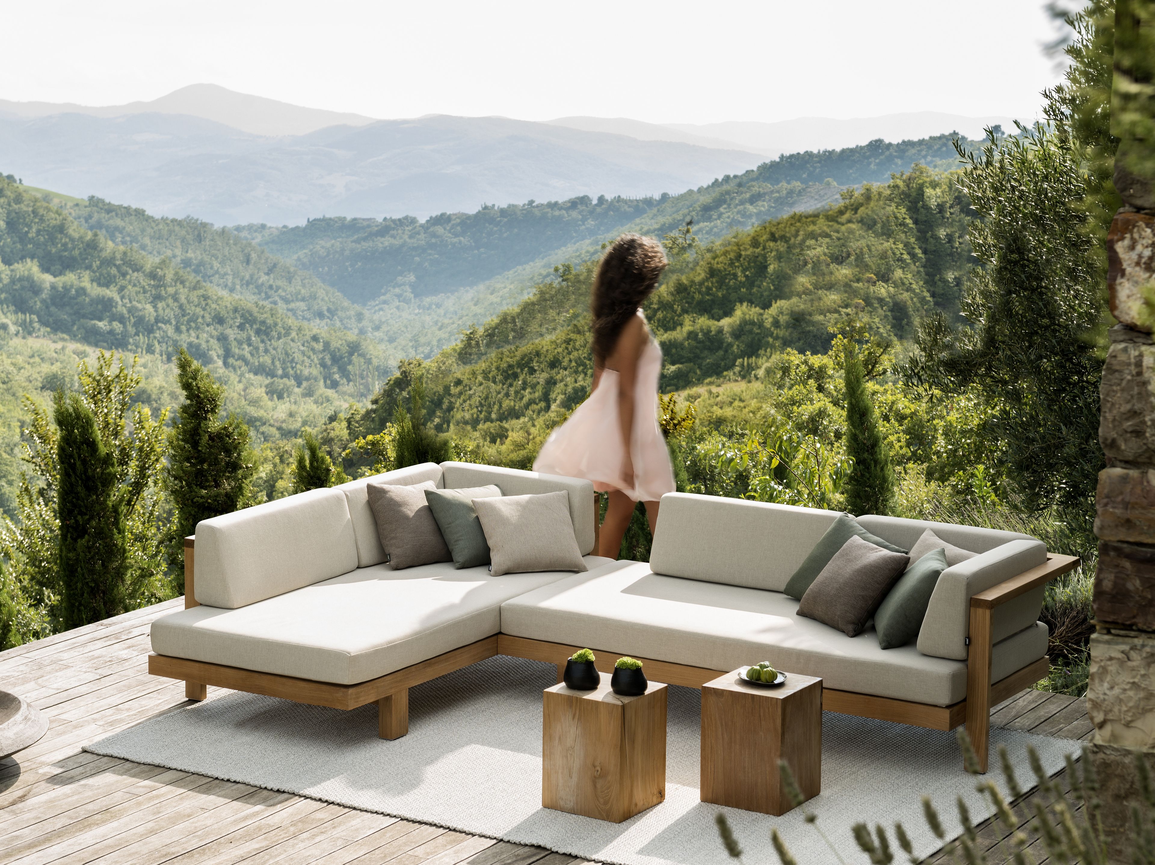 PURE | Sectional garden sofa By TRIBÙ design Andrei Munteanu