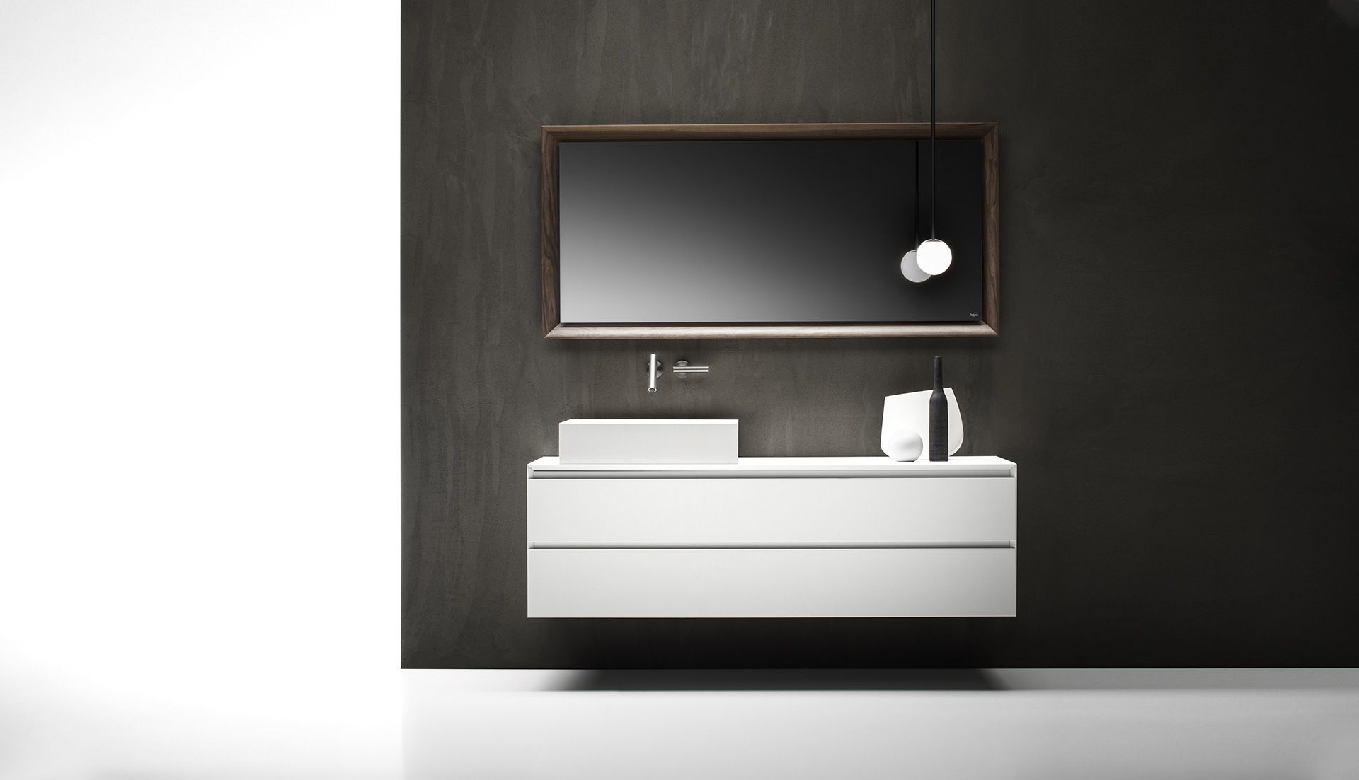 PURE | Wall-mounted vanity unit Pure Collection By FALPER design Metrica