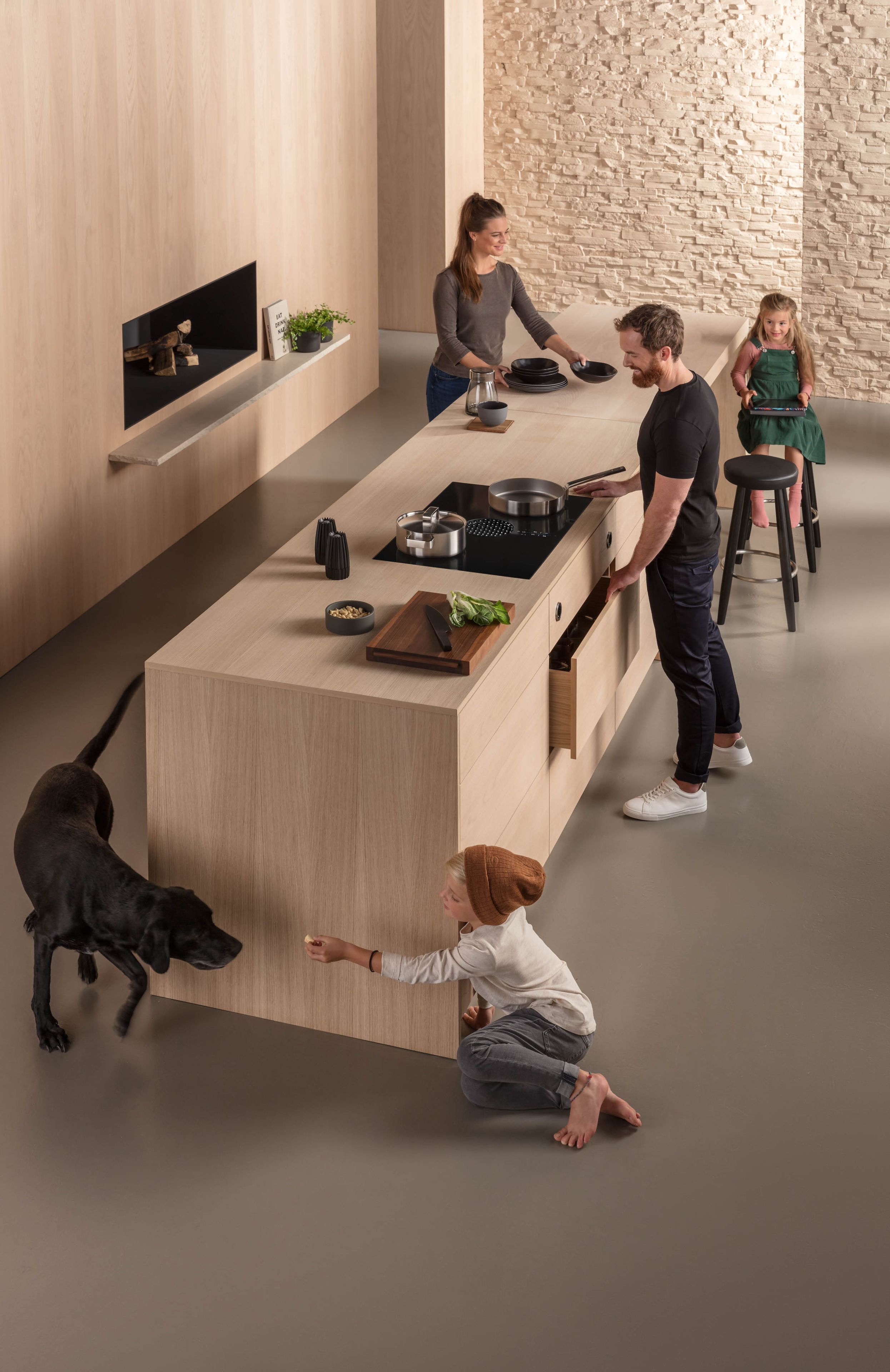 BORA X PURE Induction cooktop with integrated extractor - Exhaust air ...