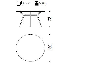 PYLON | Round table Pylon Collection By Moroso
